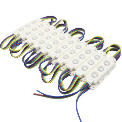 China ABS RGB led module/DC12V waterproof led module/epistar led light module/0.72W 5050RGB led module for lightbox for sale