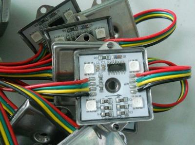 China RGB 2811IC led module/4SMD 5050RGB led module/DC12V 2812IC led module/metal 4smd 5050 led module for sale