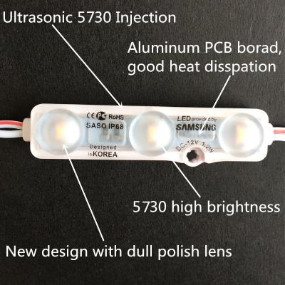 China IP67 Samsung 5730/ 2835 Led Injection Module Outdoor For Light Box Lighting for sale