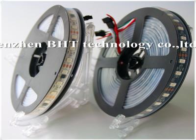 China RGB + W 14.4W Dimmable Led Rope Light , Soft Outdoor Led Strip Lights OSram / Cree Chip for sale