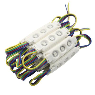 China 0.72W RGB led module DC12/ IP65 led waterproof module/injection rgb led module for lightbox for sale