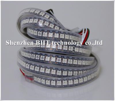 China digital led light rope 144LEDS inner IC DC5V SK6812 IC Built-in SMD 5050 addressable led strip light for sale