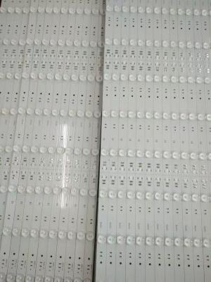 China diffuse reflection bonding wire led strip rigid back light 2835 lattice bar for backlit fabric lightboxes for sale