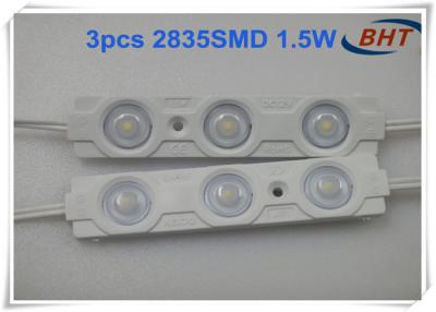 China Epistar / Osram Injection LED Module 3 Leds 2835smd High Lumen 1.5w For Sign for sale