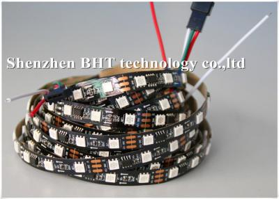 China IC Control Rgb Led Coloured Strip Lights Multi Color 2812B Good Flexibility for sale