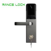Quality Smart Digital Door Lock Stainless Steel Hotel Key Card Lock Sliver With Electric for sale