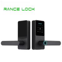 Quality Aluminum Alloy Electronic Password Door Lock 35mm - 60mm Fingerprint Bedroom for sale