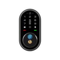 Quality 60mm - 70mm Wifi Digital Door Lock Security Tuya Electronic Smart Door Lock for sale