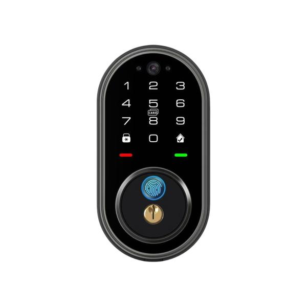 Quality 60mm - 70mm Wifi Digital Door Lock Security Tuya Electronic Smart Door Lock for sale