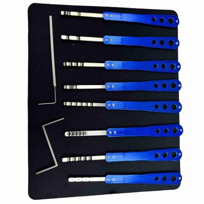 China Draagbare deur slot picking kit 8pcs slot slotenmaker keyset XQ for sale