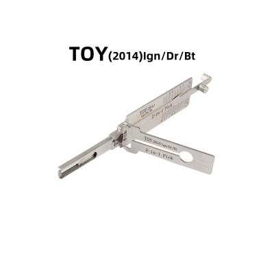 China Lishi 2 In 1 Auto Lock Pick auto ontgrendelen TOY2014 TOY2018 TOY2 voor Toyota Japan Te koop
