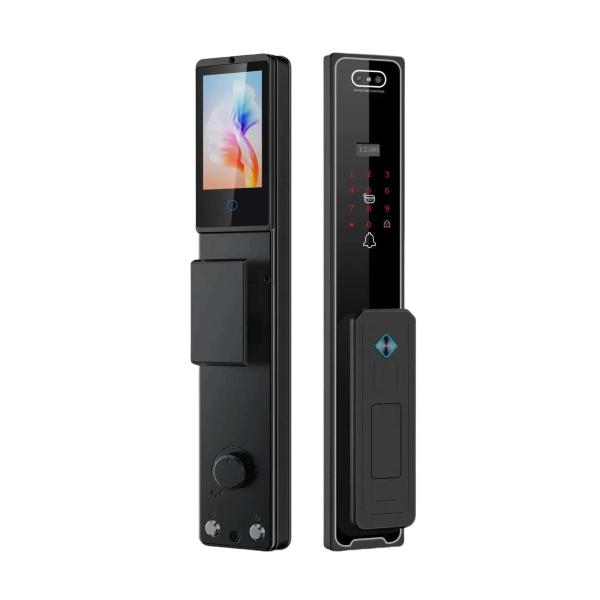 Quality Smart Door Lock with 3D Face Passcode IC Card Key Doorbell Tuya App Compatible for sale