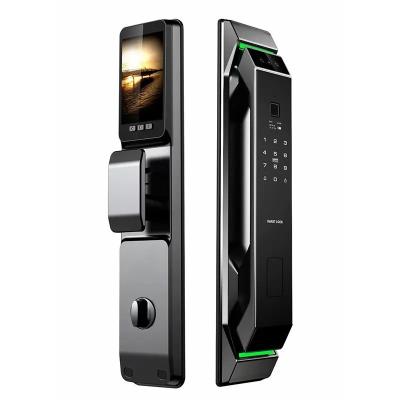 China WIFI APP Face Smart Door Lock Aluminum Fingerprint Tuya Door Lock for sale