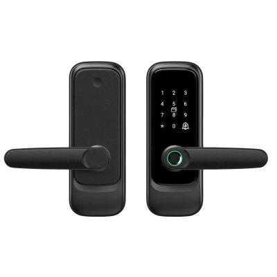 China Automatic Biometric Fingerprint Smart Door Lock Tuya App Front Home for sale