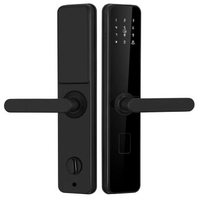 China TT Smart Keyless Door Lock With Intercom Fingerprint Digital Door Lock With Camera for sale