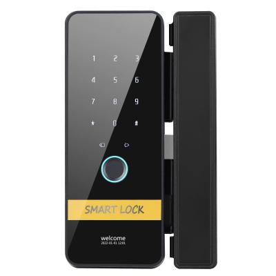 China Smart Sliding Glass Door Patch Lock Single Glass Doors Locks for Office for sale