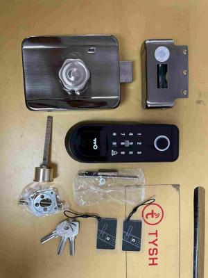 중국 스마트 잠금 장치 문 잠금 지문 조명 디지털 Tuya 디스플레이 랙 키리스 판매용