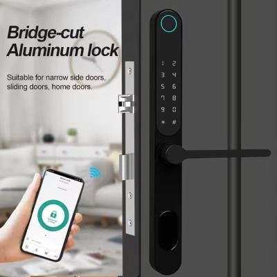 中国 デジタル Ip65 スマート ドア 錠 指紋付き 鍵を開ける 中国語と英語 30-75MM ドアの厚さ 販売のため