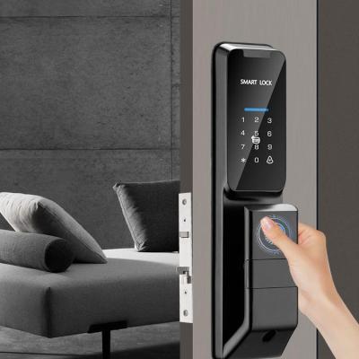 China Tuya Wifi APP Electronic Lock High Security Keyless Fingerprint Smart Home Lock for sale
