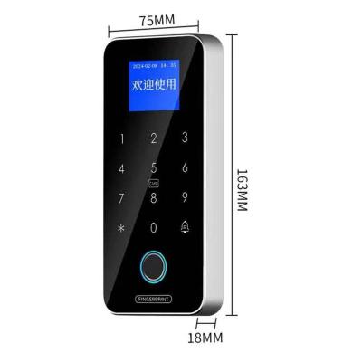 Cina Tuya WIFI Smart Home Digitale Impressione digitale digitale Chiusura porta in vetro in vendita