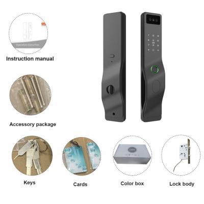 China Tuya Smart Door Lock D7 with 3D Face Recognition 40-90MM Thickness for sale