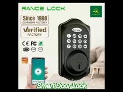 Aluminium legering Smart Door Locks C88 Password Smart Lock Zwart