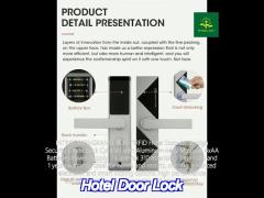 RFID-hoteldeurslot Zwart / Zilver Smart Electronic Door Lock