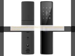 Serratura intelligente per porta in vetro con Bluetooth Tuya e riconoscimento impronte digitali