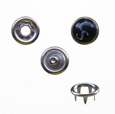 China Hot-Selling Silk Printing Prong Snap Button for sale