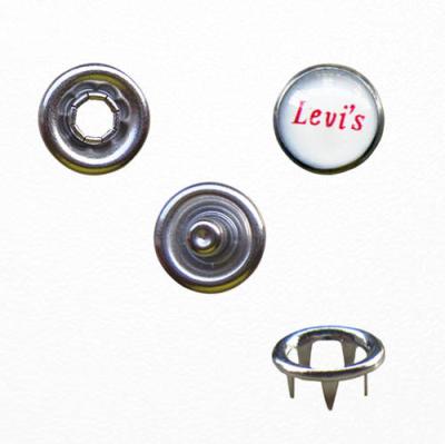 China 9.5mm New Material High Quality Pearl Snap Fastener-4 pcs; Brass Snap Prong Fastener for Clothing for sale