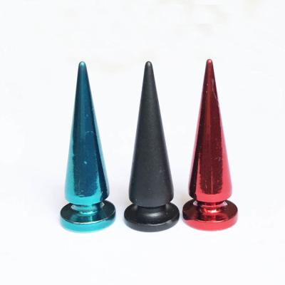 China Colorized Large Tree Spikes;Color Metal ScrewBack Spikes;Coloured Brass Tree Spike Screwback; Brass Tall Tree Spikes for sale