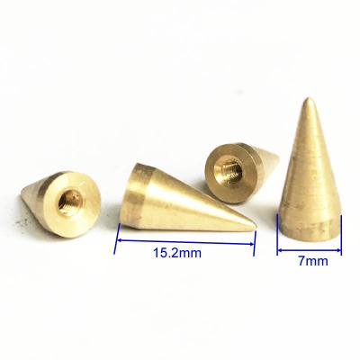 China Metal Bullet Spikes; Cone Spike Studs for Leather; ScrewBack Spike Rivets for sale