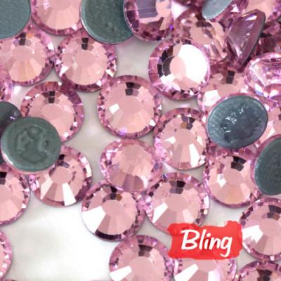 China SS20 Hot-Fix Rhinestones Light Rose; Iron-On Diamond Beads for sale