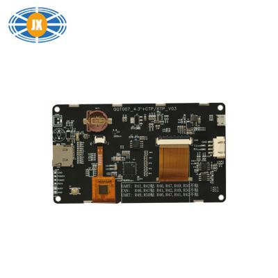 China 250cd/m2 Serial Port Display 480x272 Versatile Intuitive 4.3 TFT LCD Monitor for sale