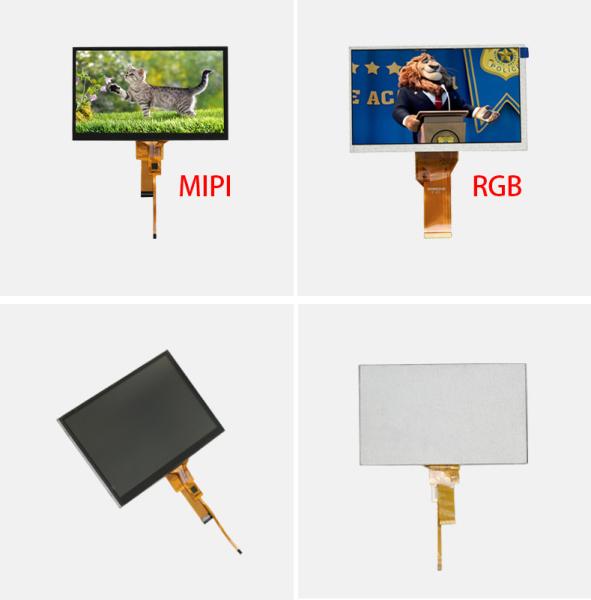 Quality 7 Inch TFT LCD Touch Screen Display Module Full Viewing Angles / Adjustable Brightness for sale
