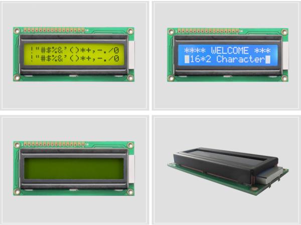 Quality 16x2 Character LCD Module With Multi Color Backlight 6800 Interface Wide Viewing for sale