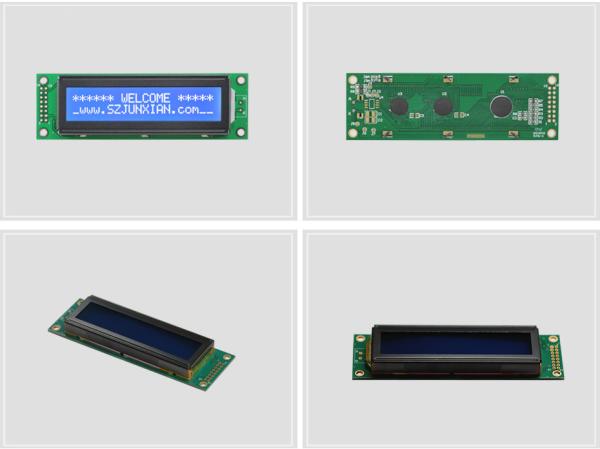 Quality Custom 20x2 Character LCD Modules Blue Yellow Green Display With I2C/SPI/6800 for sale