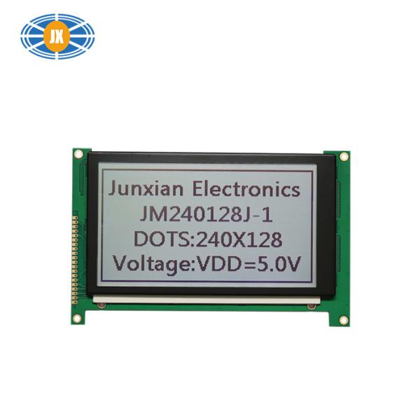 Quality Industrial 240x128 Graphic LCD Module Blue Monochrome LCD Panel With STN FTTN for sale