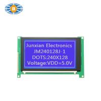 Quality Industrial 240x128 Graphic LCD Module Blue Monochrome LCD Panel With STN FTTN for sale