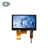 Quality 4.3 Inch LCD Touch Screen 800×480 WVGA LCD Display 260cd/M2 With 24 Bit RGB for sale