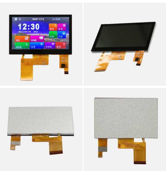 Quality Customized TFT LCD Touch Screen 8 Bit RGB Interface 4.3 inch Capacitive Touch Screen for sale