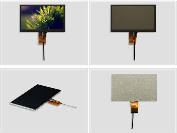 Quality 300cd/m2 High Brightness LCD Display 7 Inch 1024x600 For Automotive for sale
