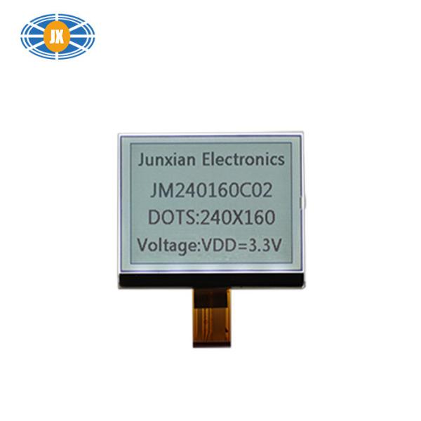 Quality 2.9 Inch COG Monochrome LCD Display 240×160 4.5mm Slim 3.0V COG Dot Matrix Display for sale