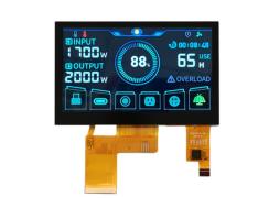 Customized TFT LCD Touch Screen 8 Bit RGB Interface 4.3 inch Capacitive Touch Screen