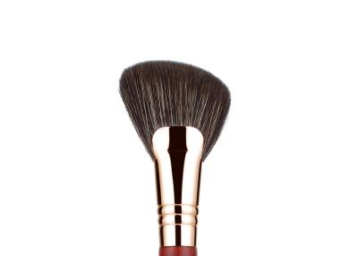 China Vonira Beauty Large Angled Fan Brush Bronzer Fan Brush Makeup Cheek Blush Brush Sheering Cosmetic Brush Tool for sale
