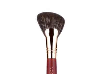 China Vonira Beauty Large Angled Fan Brush Bronzer Fan Brush Makeup Cheek Blush Brush Sheering Cosmetic Brush Tool for sale