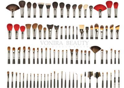 China Beautifully Crafted Private Label Makeup Brushes With Deluxe Goat Sable Hairs for sale