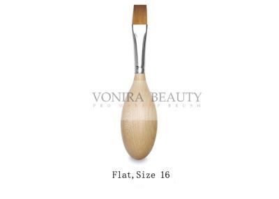 China Creative Egg Art Professional Face Painting Brushes With High Grade Vegan Taklon Hair for sale
