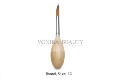 China Creative Egg Art Professional Face Painting Brushes With High Grade Vegan Taklon Hair for sale