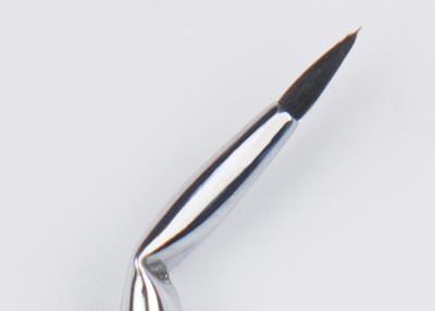 China Bent Eye Liner Brush With High Quality Straight Synthetic Hair for sale